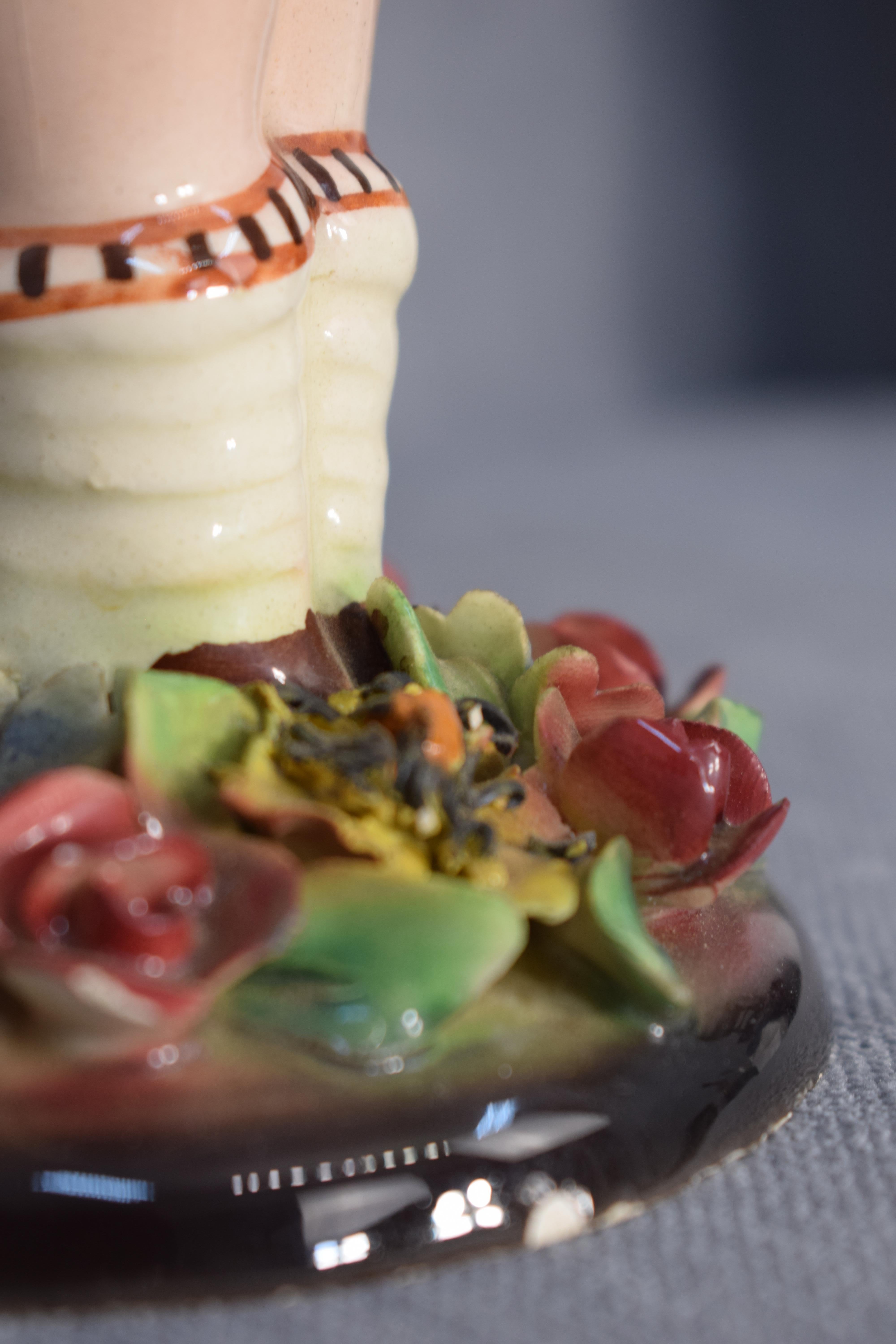 Italian Ceramic Sculpture by T. Sebelin, 1930s at 1stDibs