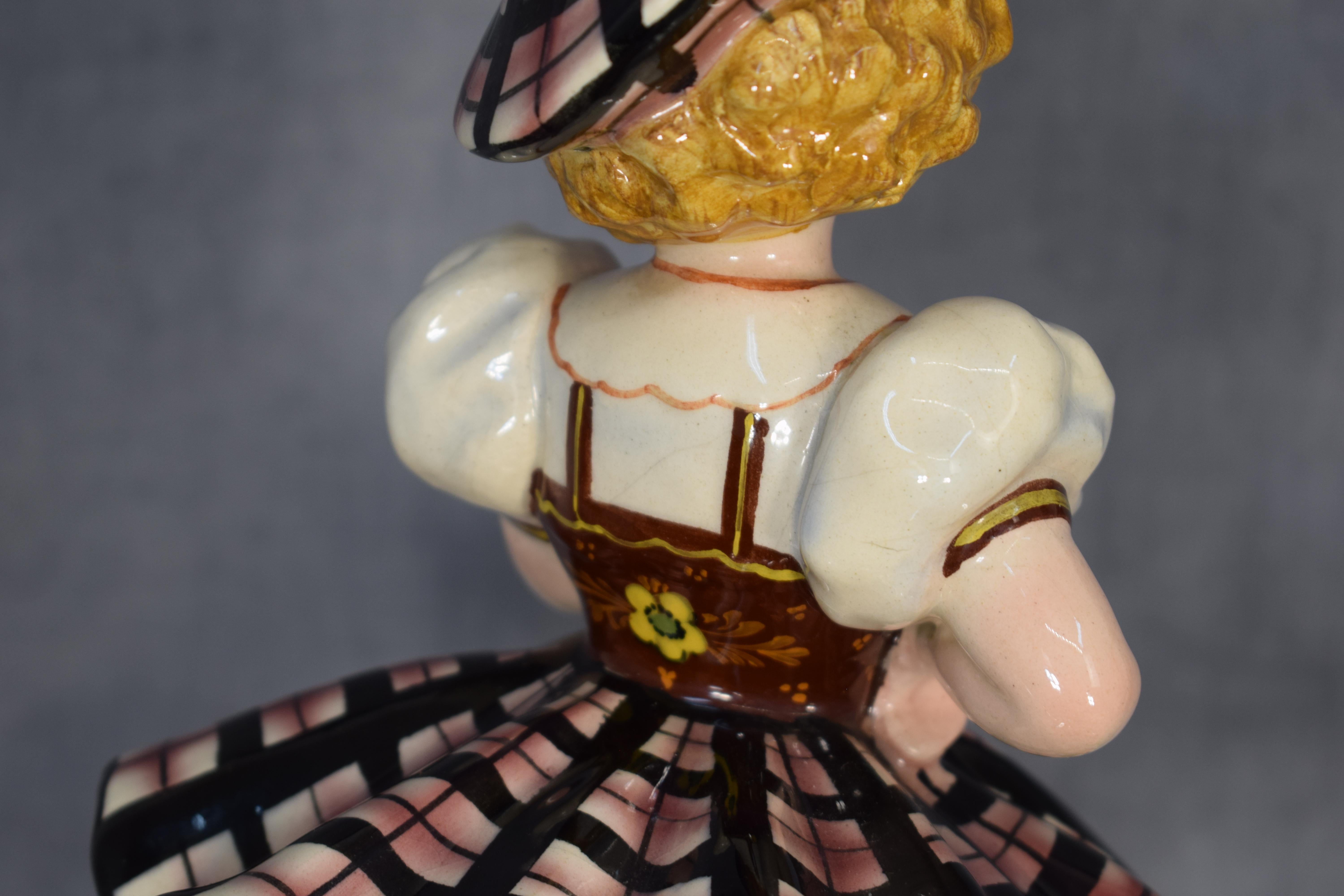 Italian Ceramic Sculpture by T. Sebelin, 1930s at 1stDibs