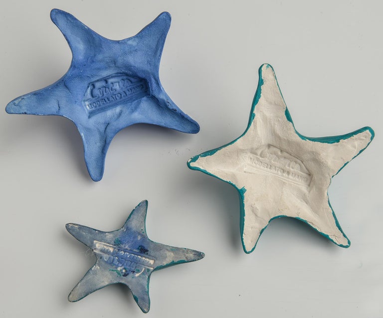 Italian Hand Made Ceramic Stars for Wall For Sale at 1stDibs