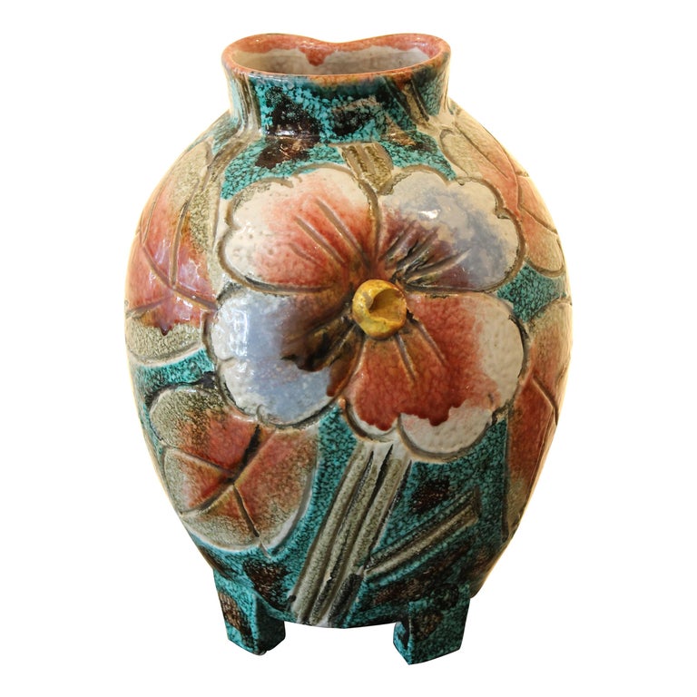 Italian Ceramic TV Lamp For Sale at 1stDibs