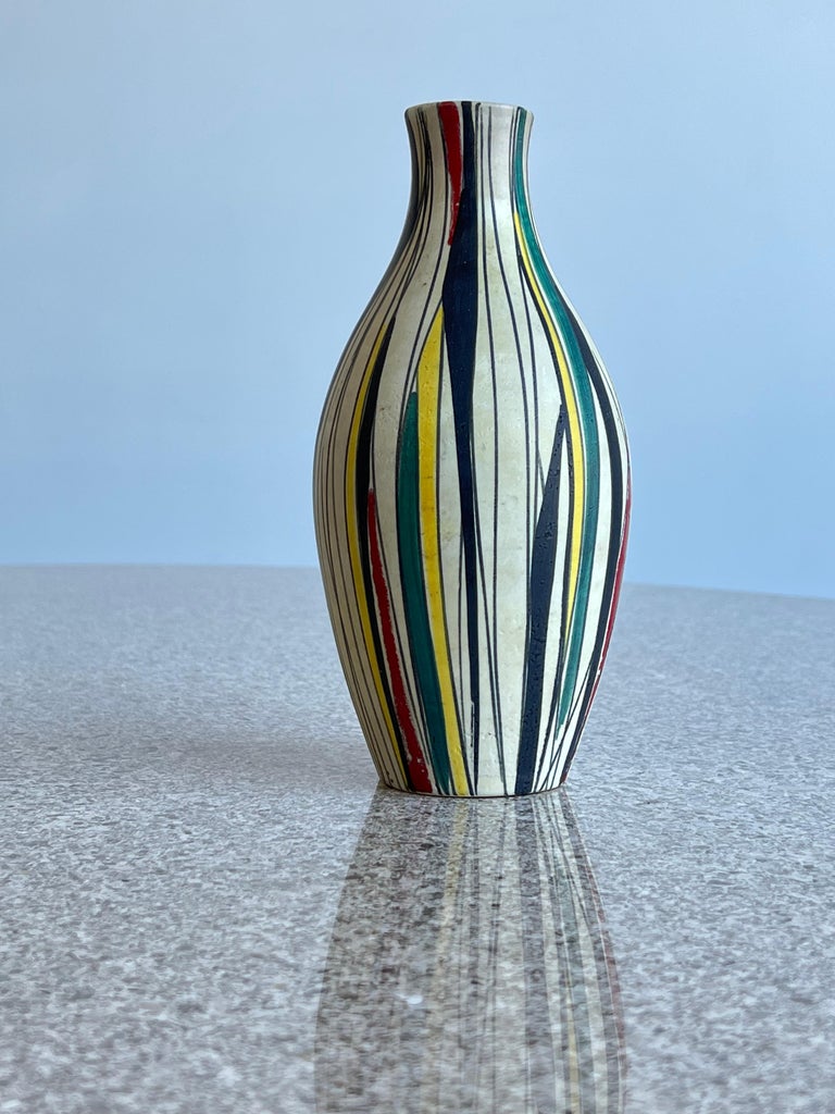 Italian Ceramic Vase by E.D Caita at 1stDibs