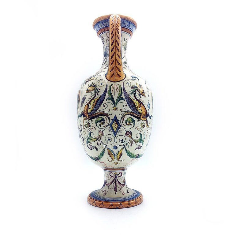 Italian Ceramic Vase Painted with a Raphaelesque Motif, 1960s at ...