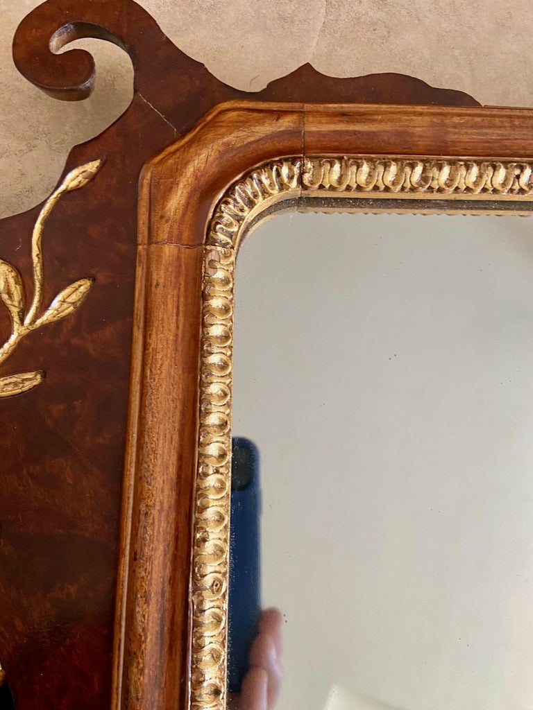Italian Chippendale Style Wall Mirror For Sale at 1stDibs