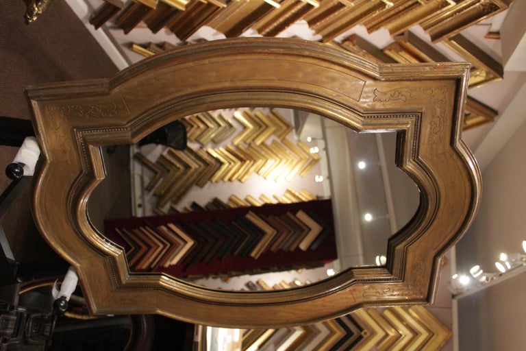 Italian Chiseled and Engraved Frame For Sale at 1stDibs