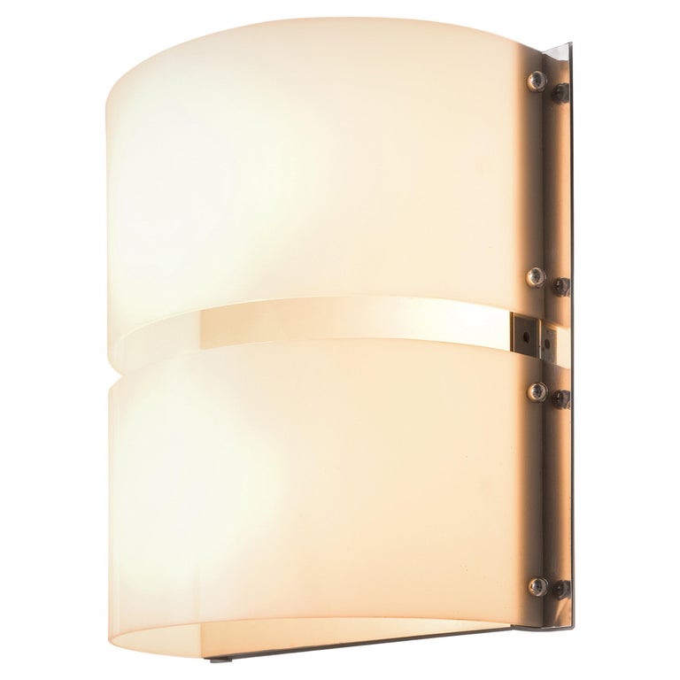 Minilumi Italian Wall Light in Perspex For Sale at 1stDibs