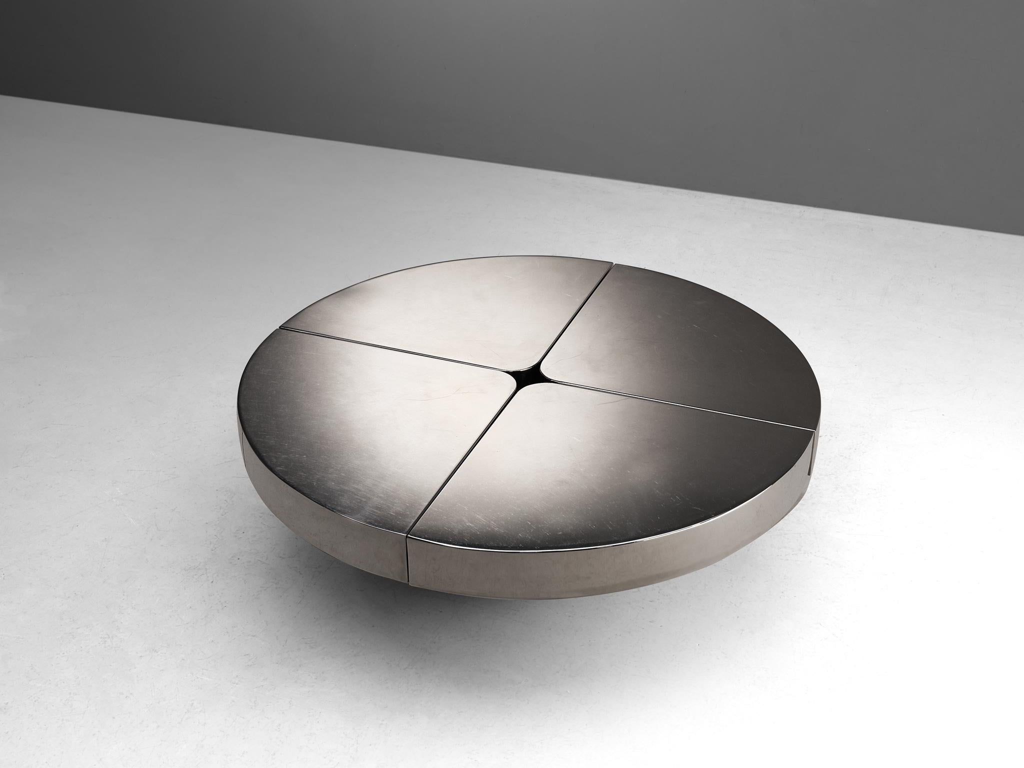Cesare Augusto Nava Coffee Table 'Quadrifoglio' with Internal Light ...