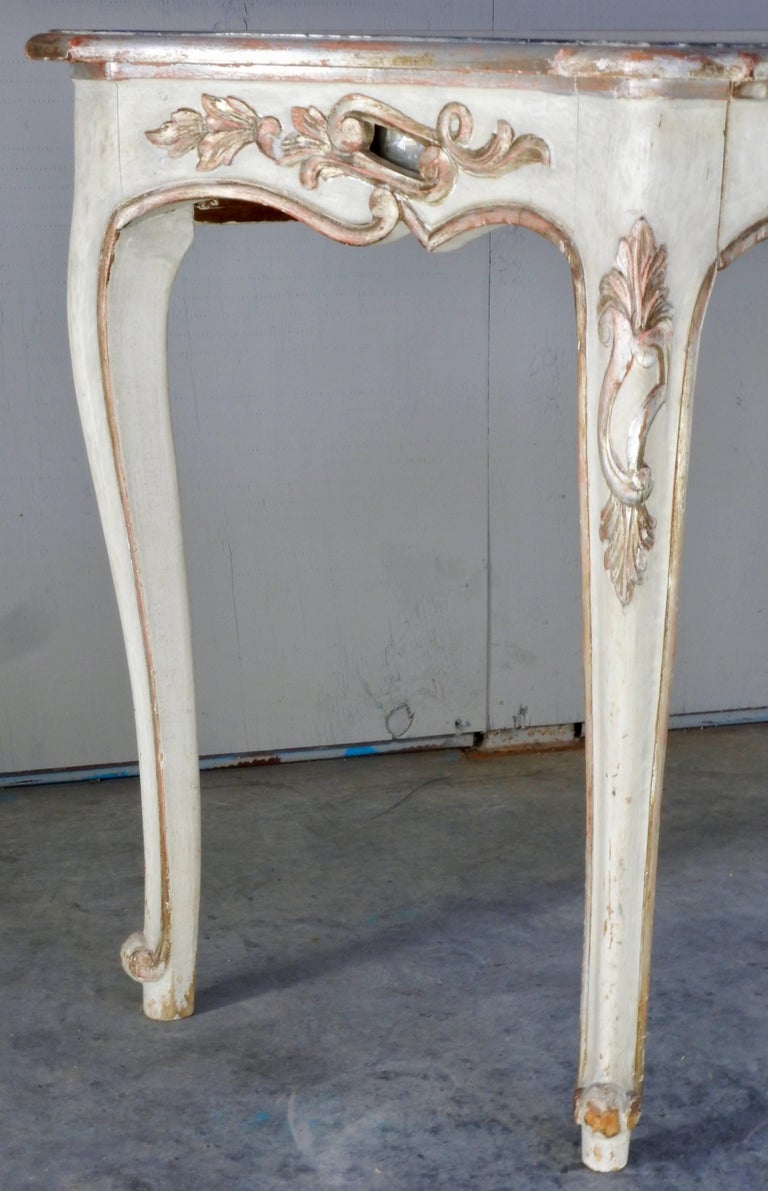 Italian Console Table Hand Painted For Sale at 1stDibs