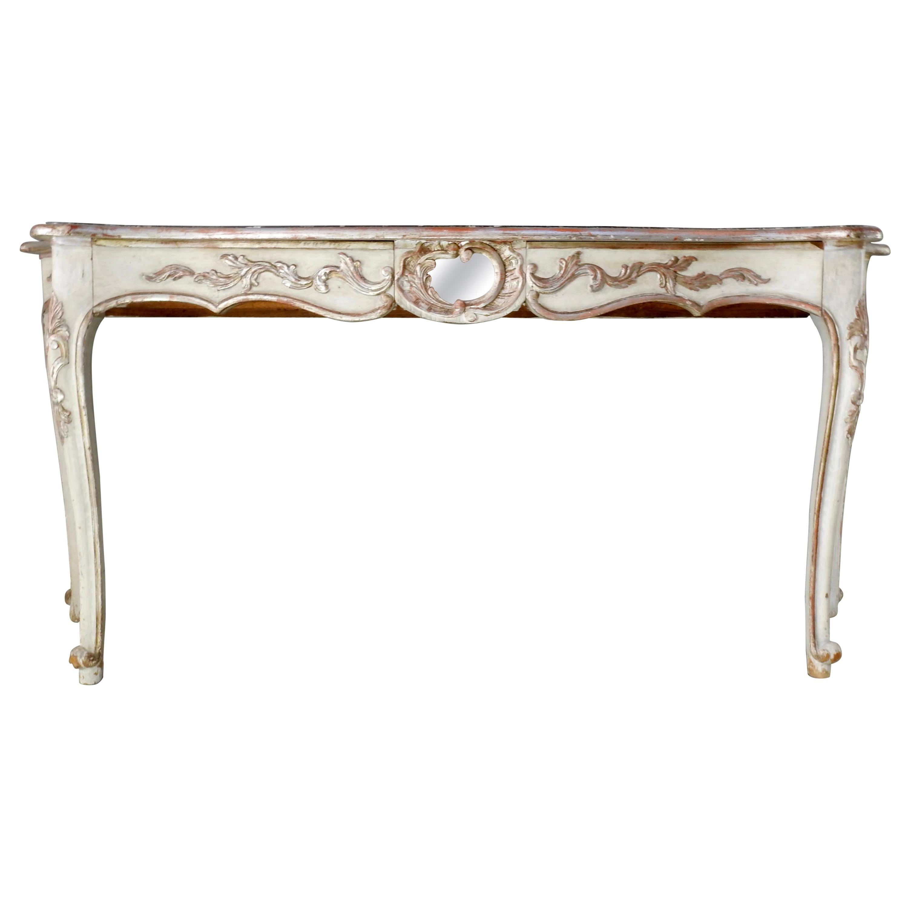 Antique Italian Walnut Console Table, circa 1700s at 1stdibs