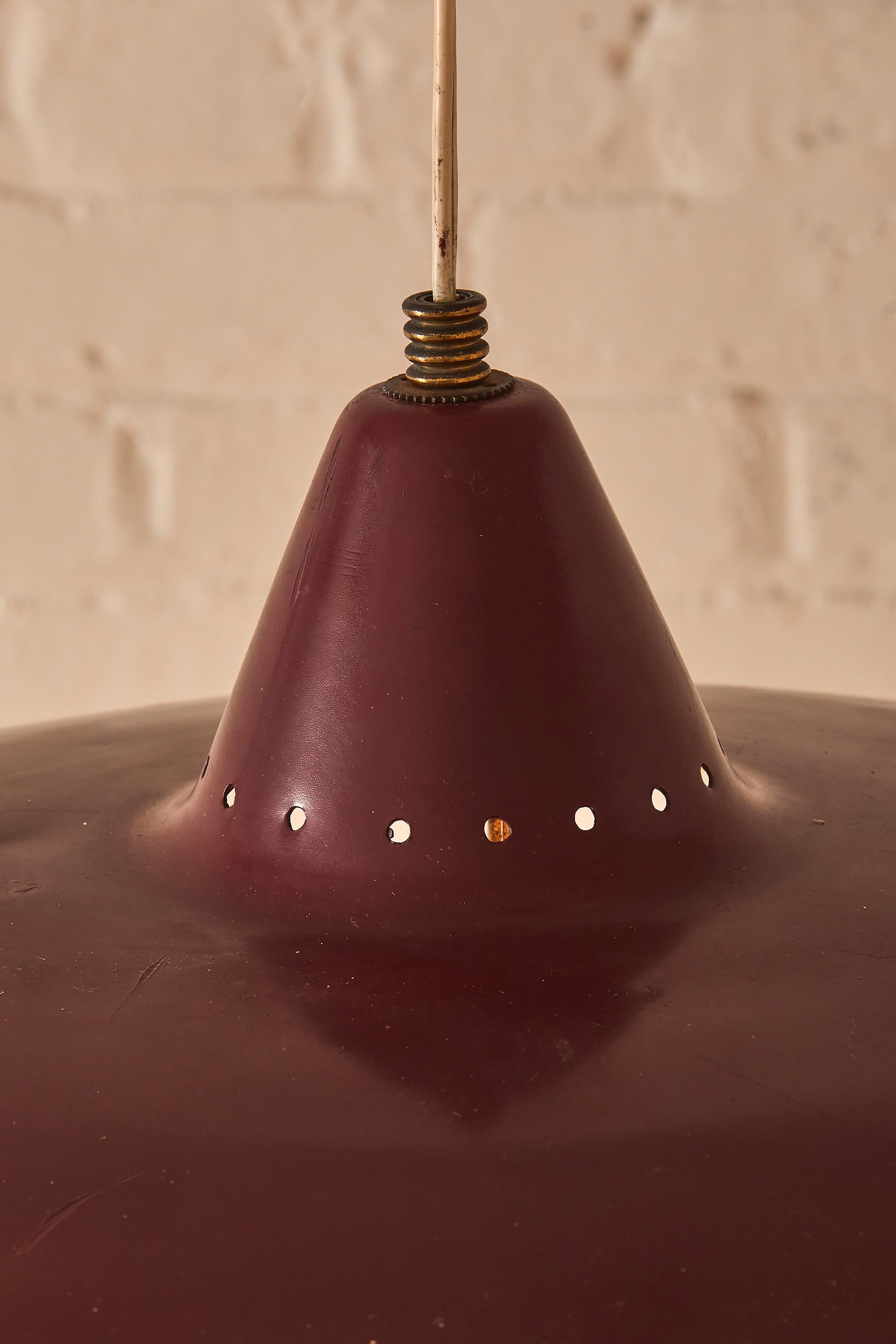 Italian Counterweight Ceiling Pendant For Sale at 1stDibs