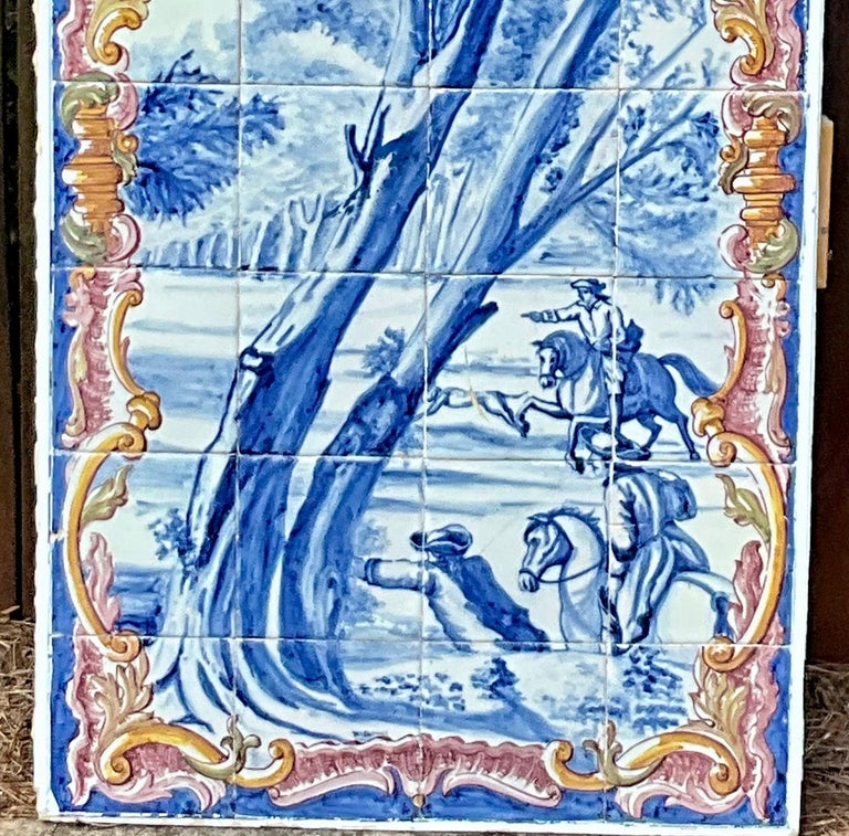 Italian Delft Inspired Blue And White Tile Wall Mural / Splashback ...