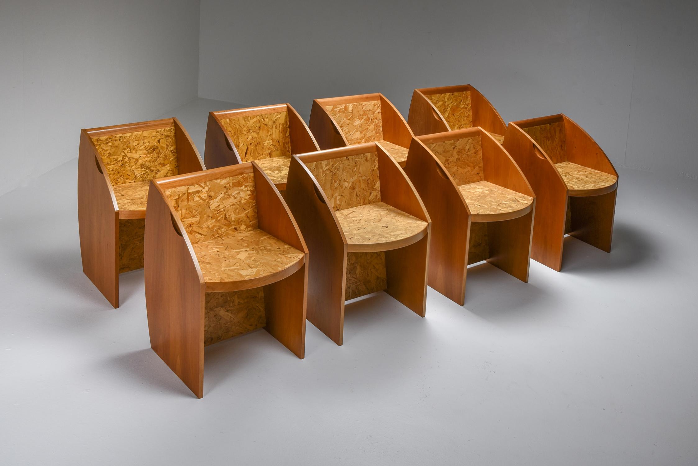 Italian Design Architectural Dining Set For Sale at 1stDibs