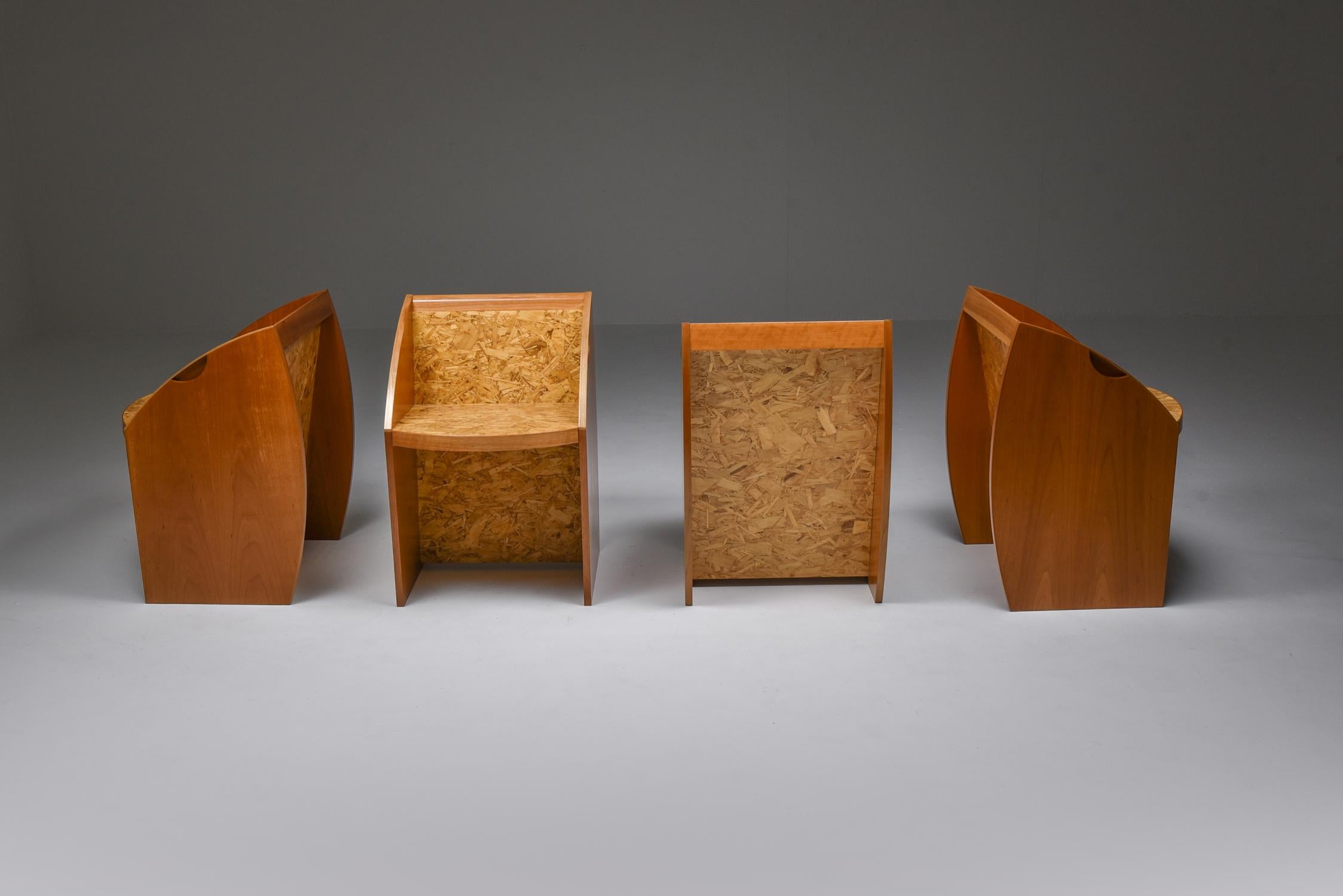 Italian Design Architectural Dining Set For Sale at 1stDibs