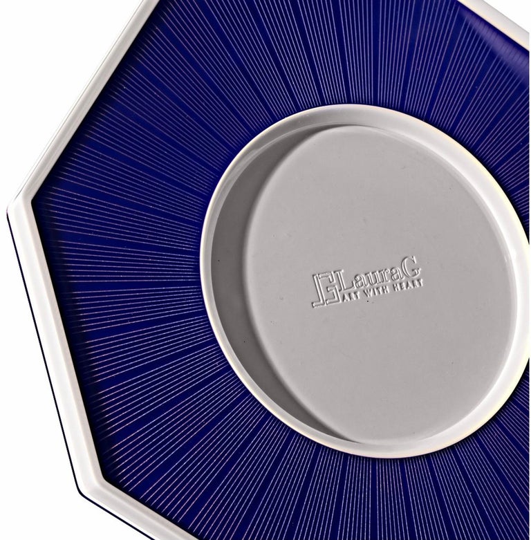 Italian Photo Frame Blue White Plexi ,Otto Sharing For Sale at 1stDibs