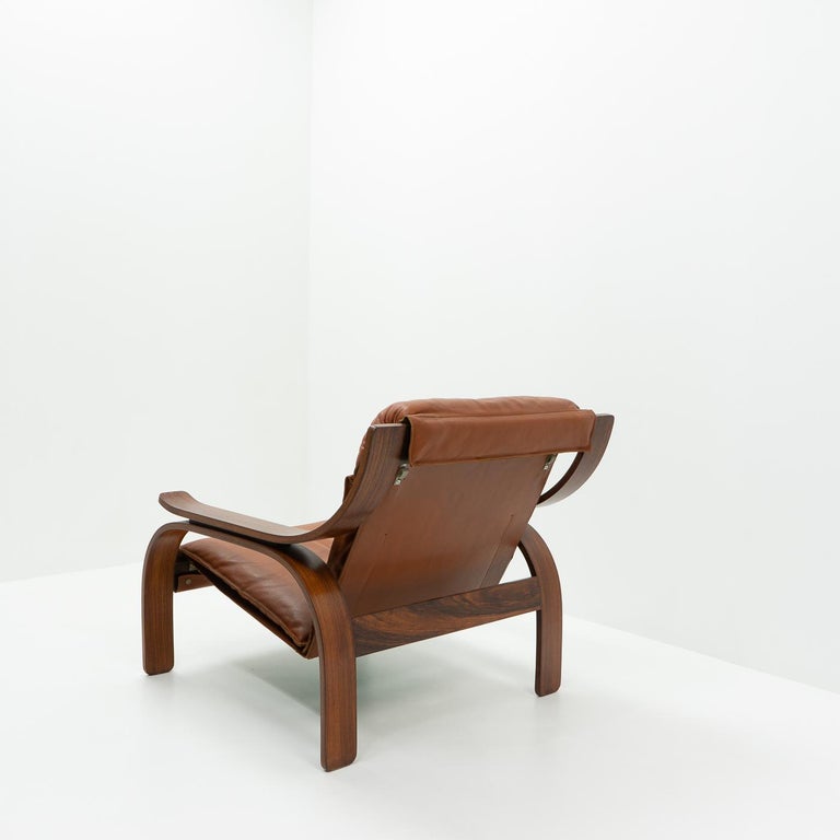 Italian Design Classic Woodline Lounge Chair by Zanuso for Arflex ...