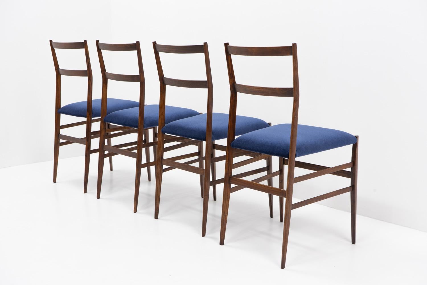 Italian Design Gio Ponti, Superleggera Chairs for Cassina, 1960s – Set ...