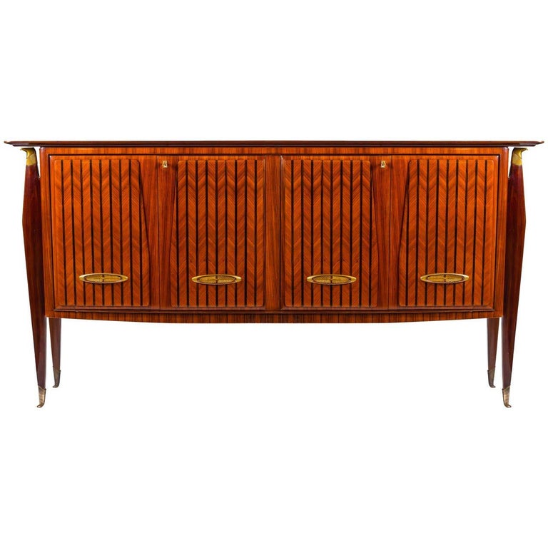 Italian Design Midcentury Console Table in the Style of Paolo Buffa ...