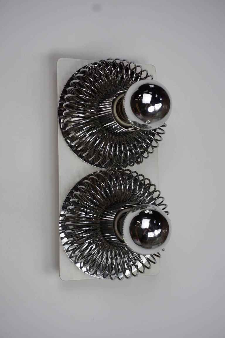 Italian Design Set of Wall Sconces Spring Model by Andrea Lazzari for ...