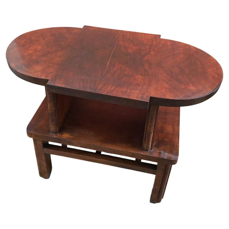 Italian Design Table in Walnut Patina Colour For Sale at 1stDibs