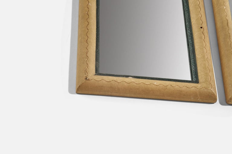 Italian Designer, Small Mirrors, Shagreen, Italy, C. 1930s For Sale at ...