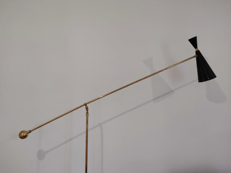 Italian Diabolo Floor Lamp For Sale at 1stDibs