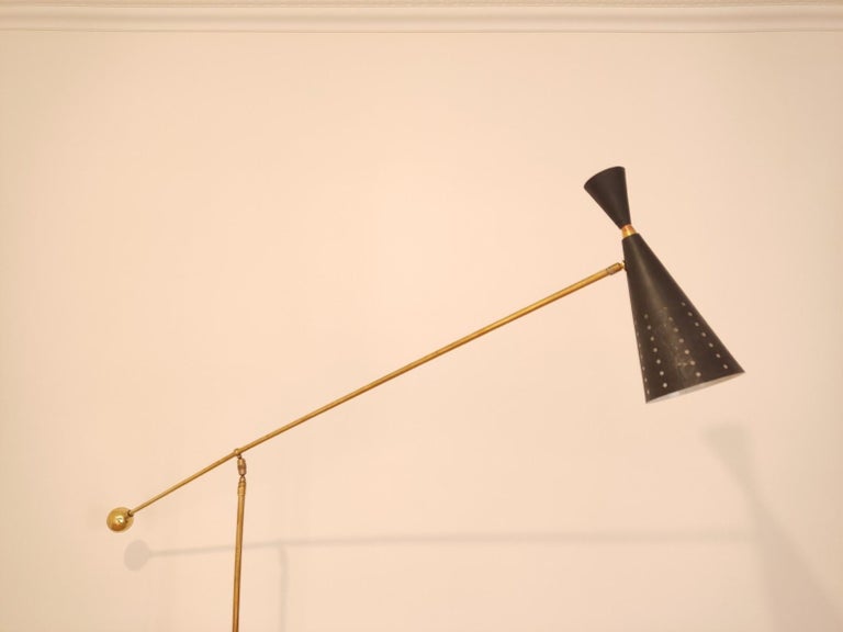 Italian Diabolo Floor Lamp For Sale at 1stDibs