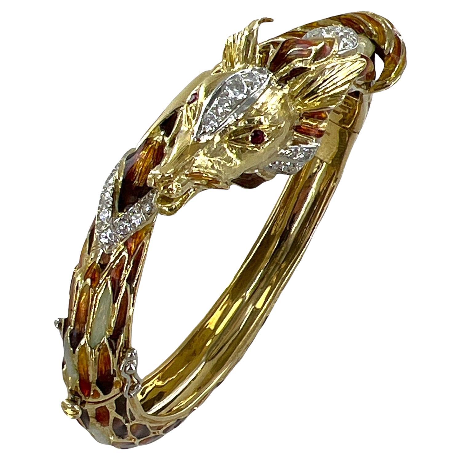 Cartier Love Bangle Bracelet Four Diamond Rose Gold Size 17 at 1stDibs ...