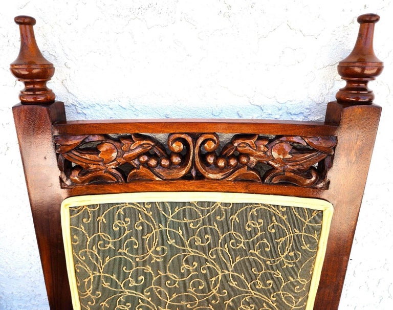 Italian Dining Chairs Tuscan Revival Midcentury For Sale at 1stDibs