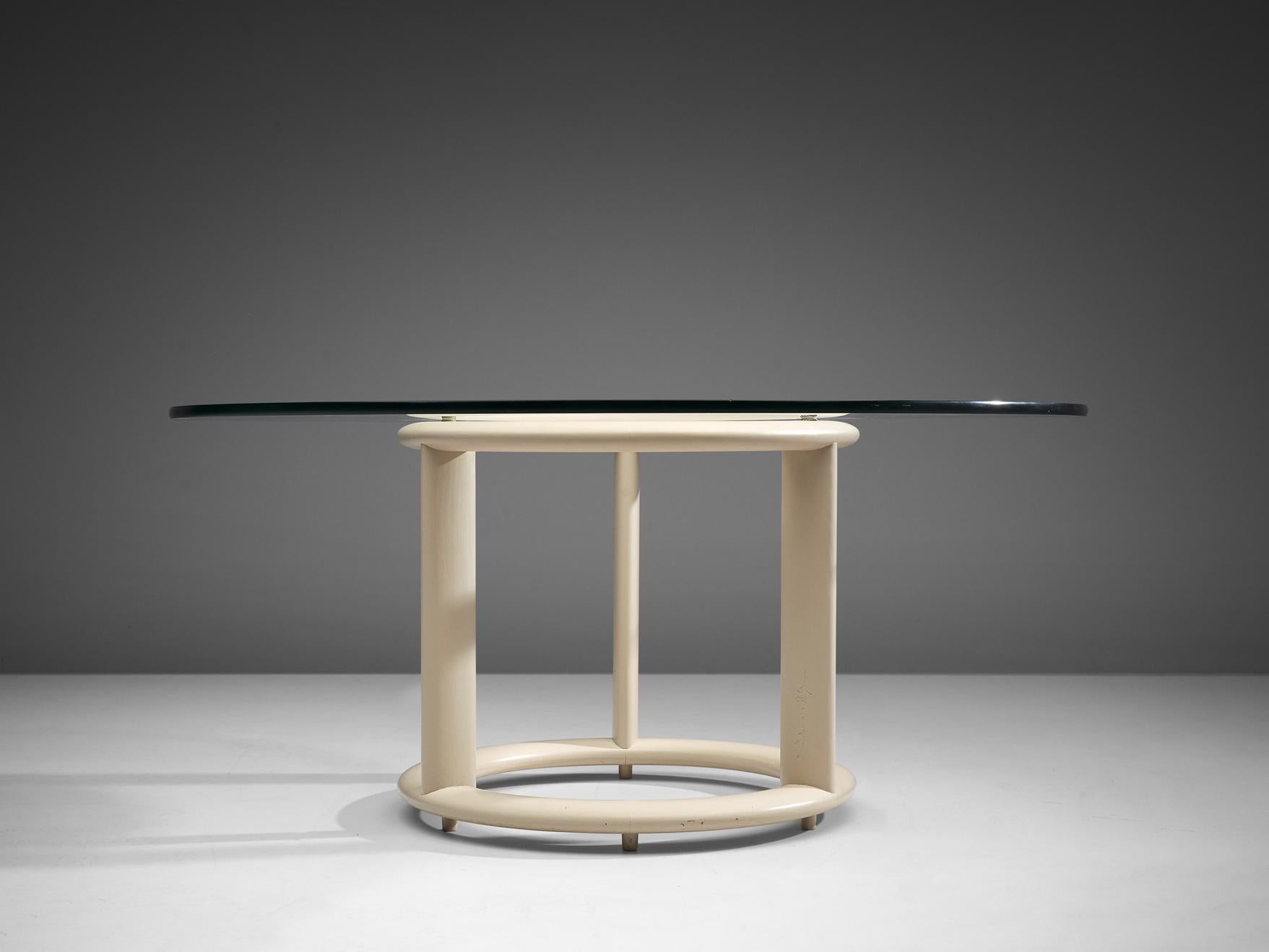 Italian Dining Set with Pozzi Dining Table and Luigi Massoni Chairs For ...