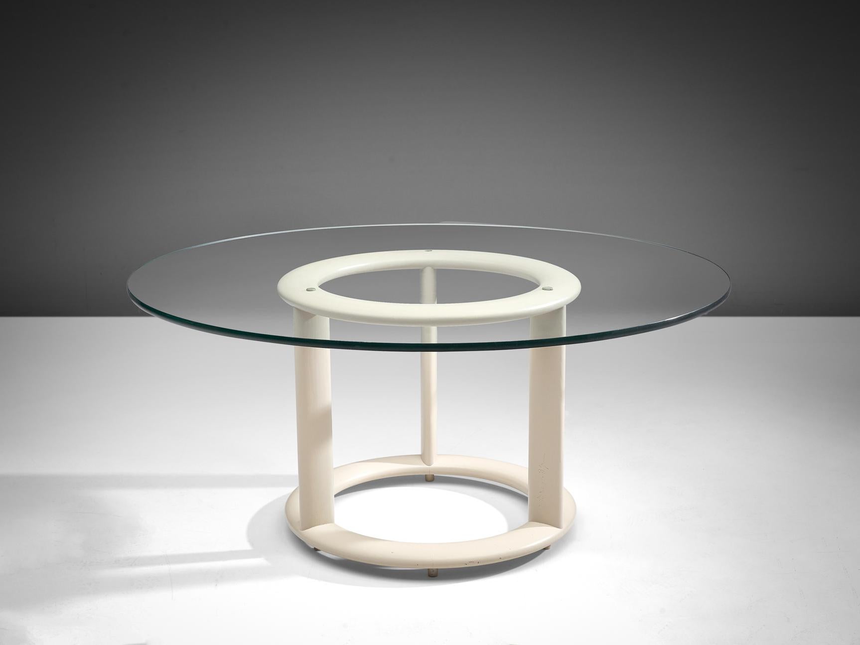 Italian Dining Set with Pozzi Dining Table and Luigi Massoni Chairs For ...
