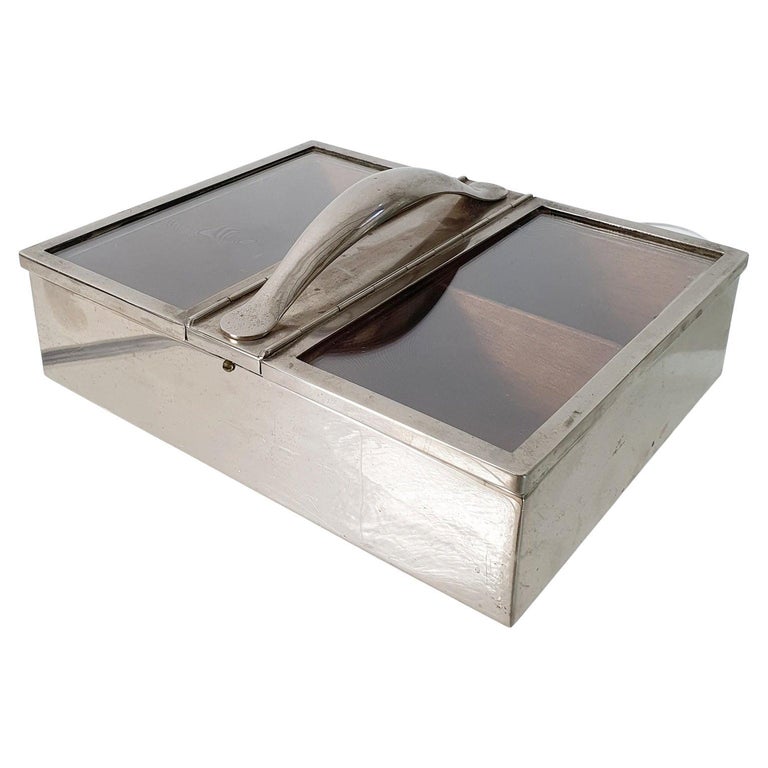 Italian Double Lidded Trinket Box For Sale at 1stDibs