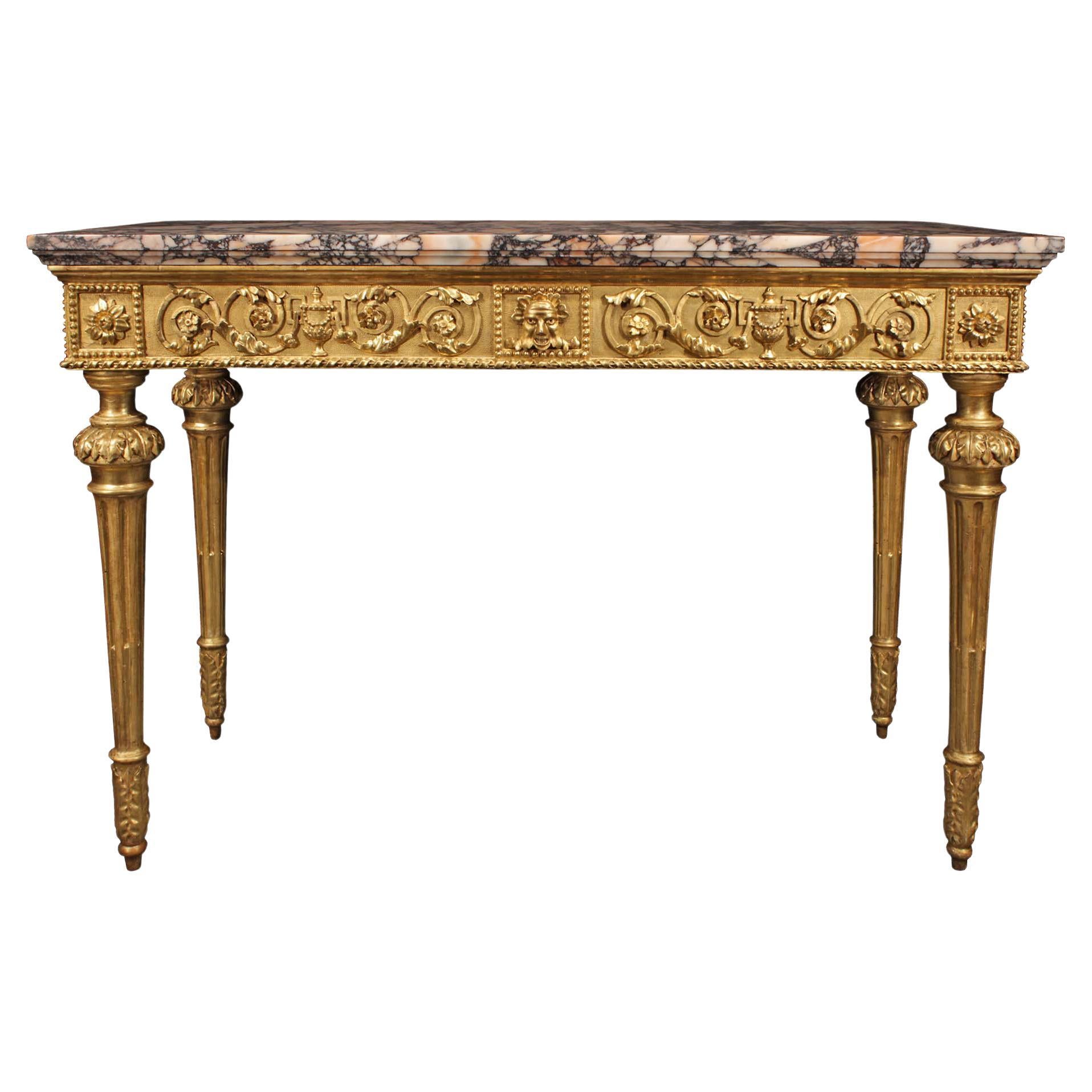 Italian Early 19th Century Louis XVI St. Free Standing Console For Sale ...