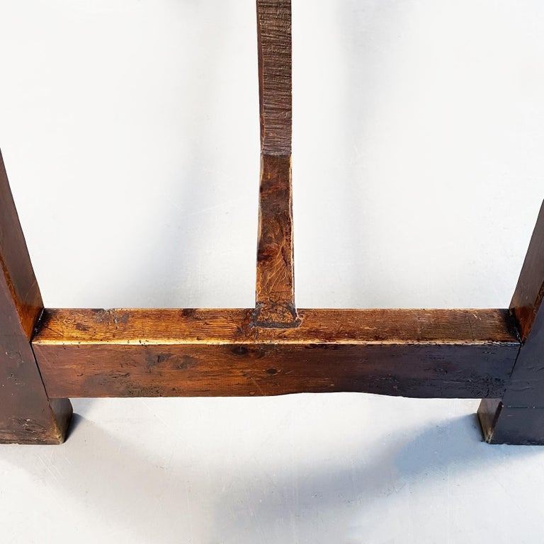 Italian Early 20th Century Solid Wood Monk's Table, Early 1900s at 1stDibs