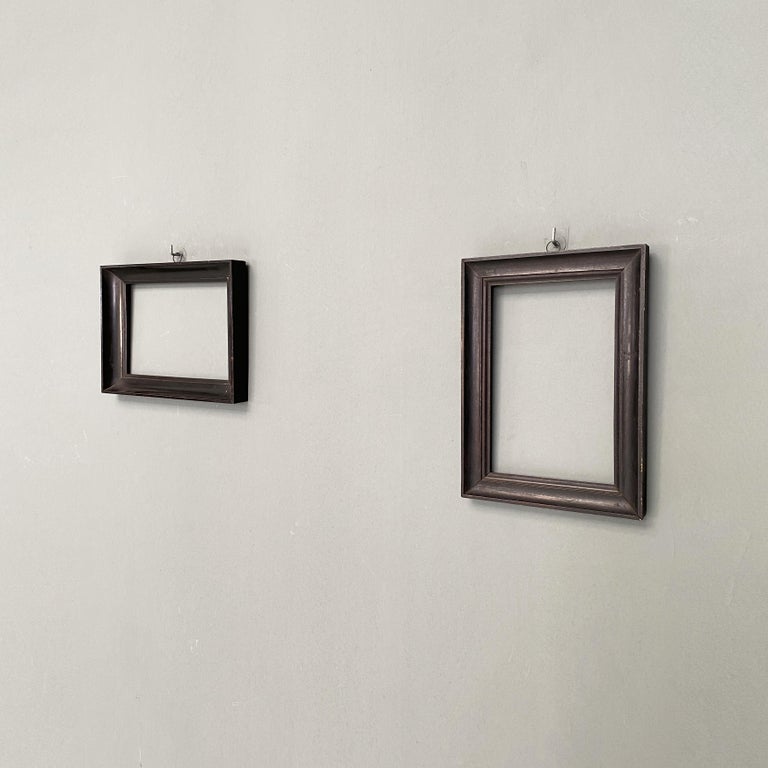 Italian Early Twentieth Century solid Wood Frames, ebanized, 1900s For ...