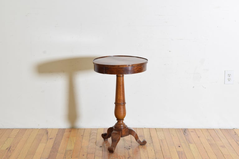 Italian, Emiliana, Walnut 1-Drawer Side or Small Center Table, Ca. 1830 ...