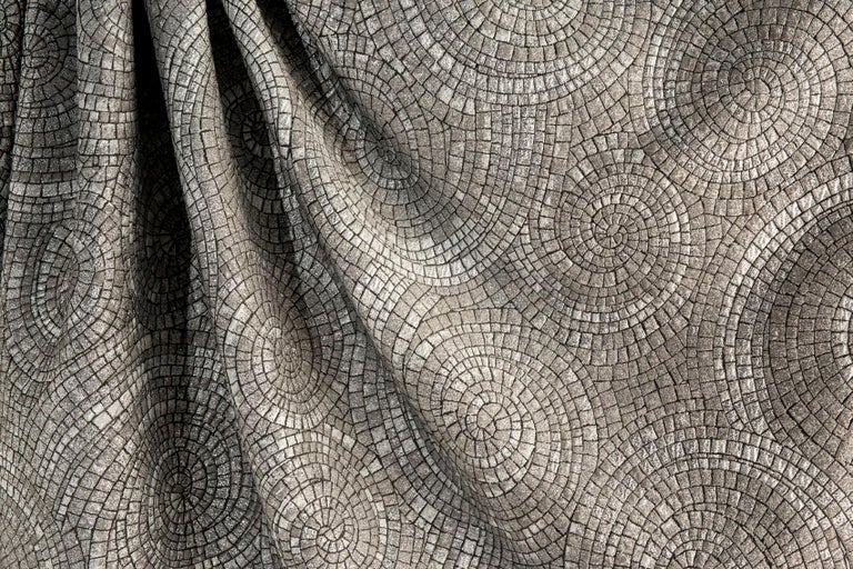 Italian Fabric with Geometric Pattern Available in Different Colour For ...