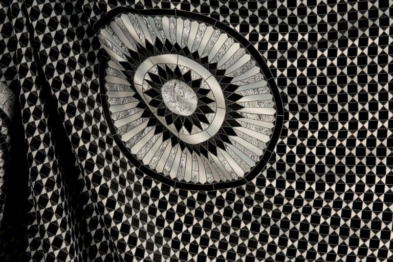 Italian Fabric with Geometric Pattern Available in Different Colour For ...