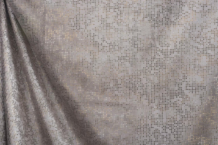 Italian Fabric with Geometric Pattern Available in Different Colour For ...
