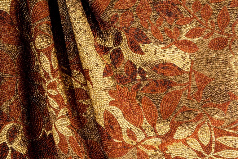 Italian Fabric with Quilted Floral Pattern Available in Different ...