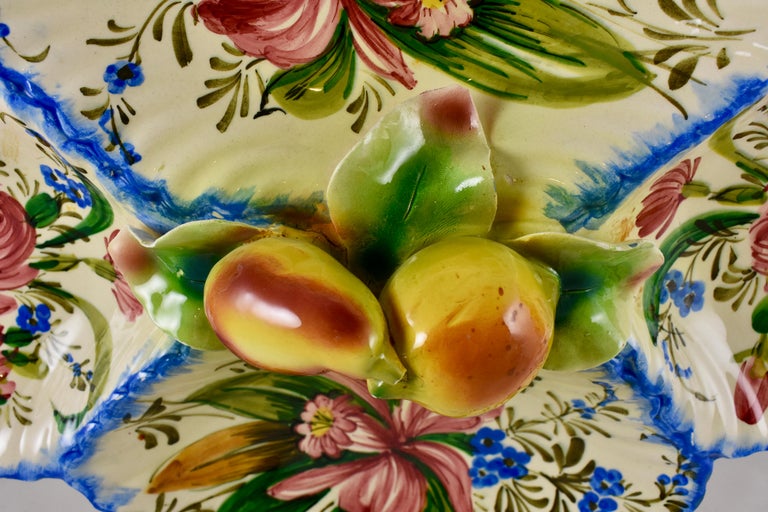 Italian Faïence Nove Rose and Fruit Relish Tray Server at 1stDibs ...