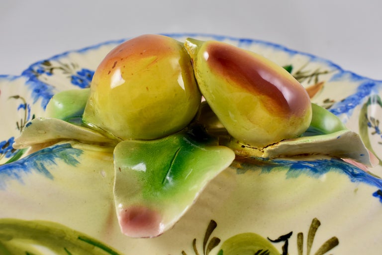 Italian Faïence Nove Rose and Fruit Relish Tray Server at 1stDibs ...