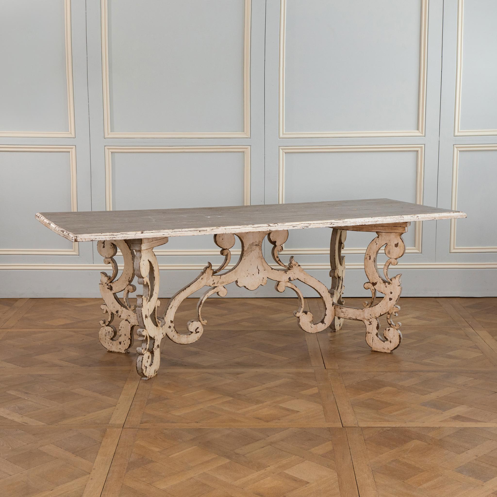 Italian Farmhouse Dining Table For Sale at 1stDibs