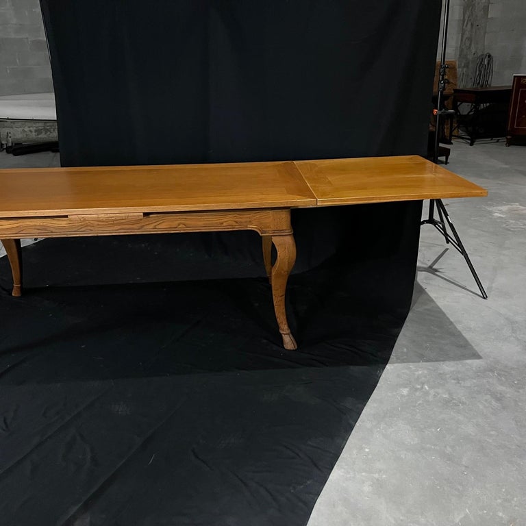 Italian Farmhouse Expandable Dining Table with Beautiful Carved Hoof ...