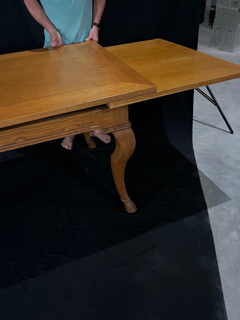 Italian Farmhouse Expandable Dining Table with Beautiful Carved Hoof ...