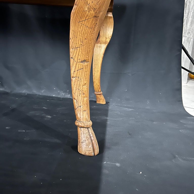 Italian Farmhouse Expandable Dining Table with Beautiful Carved Hoof ...