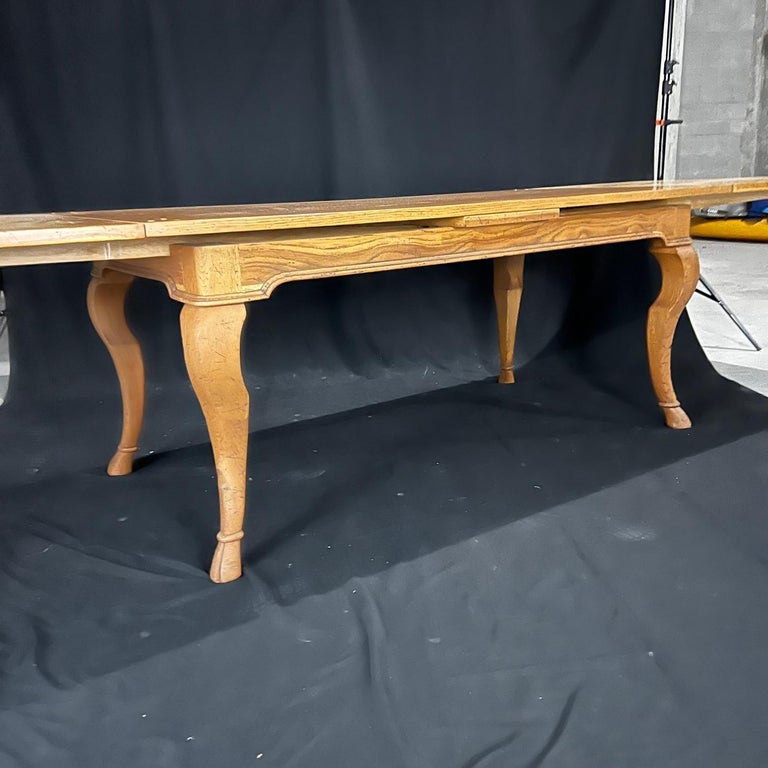 Italian Farmhouse Expandable Dining Table with Beautiful Carved Hoof ...