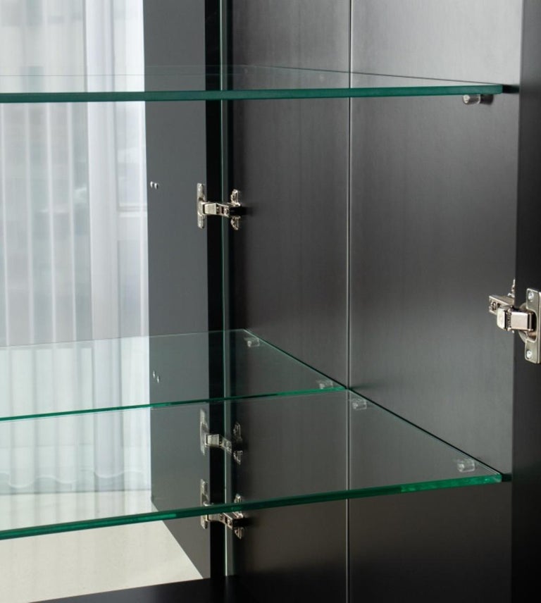 Italian Ferrari Hollywood Regency Mirrored Cabinet For Sale at 1stDibs