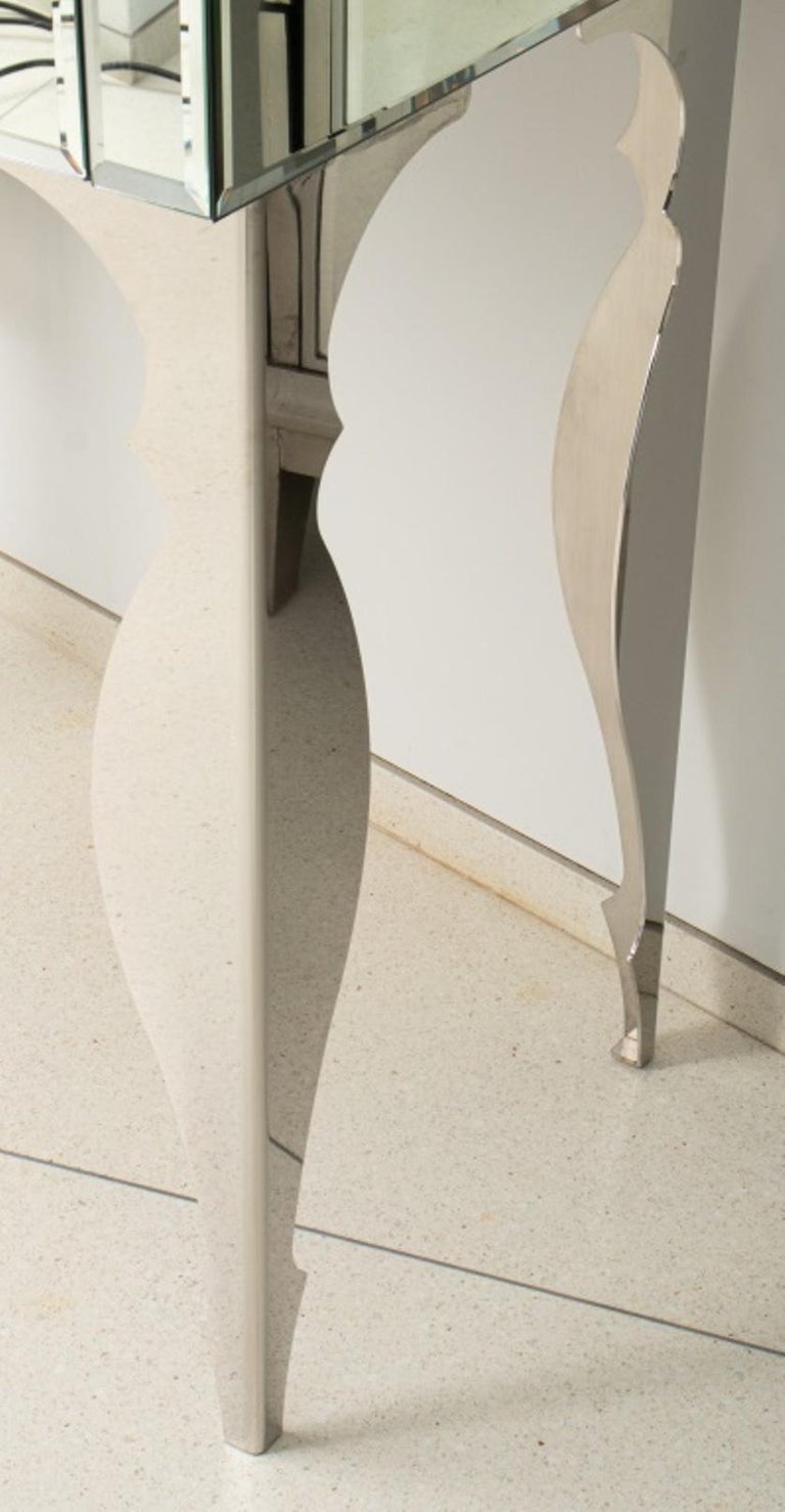 Italian Ferrari Hollywood Regency Mirrored Cabinet For Sale at 1stDibs