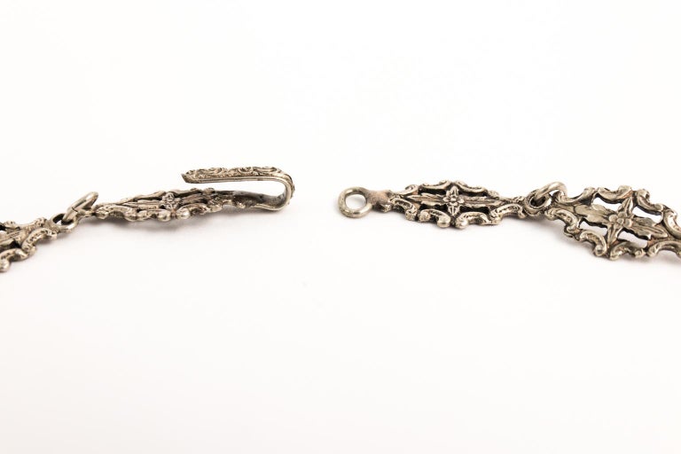 Italian Filigree Compass Necklace For Sale at 1stDibs