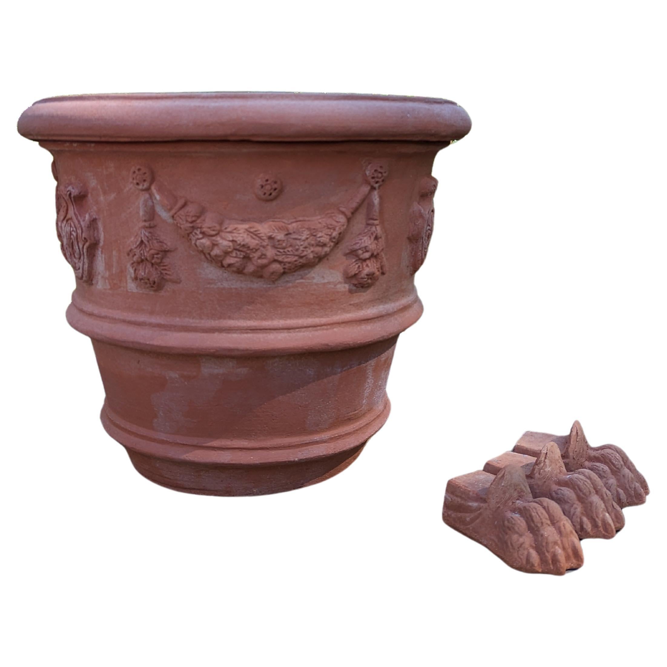 Italian "Robusto" Impruneta Terracotta Pot (55cm) For Sale at 1stDibs