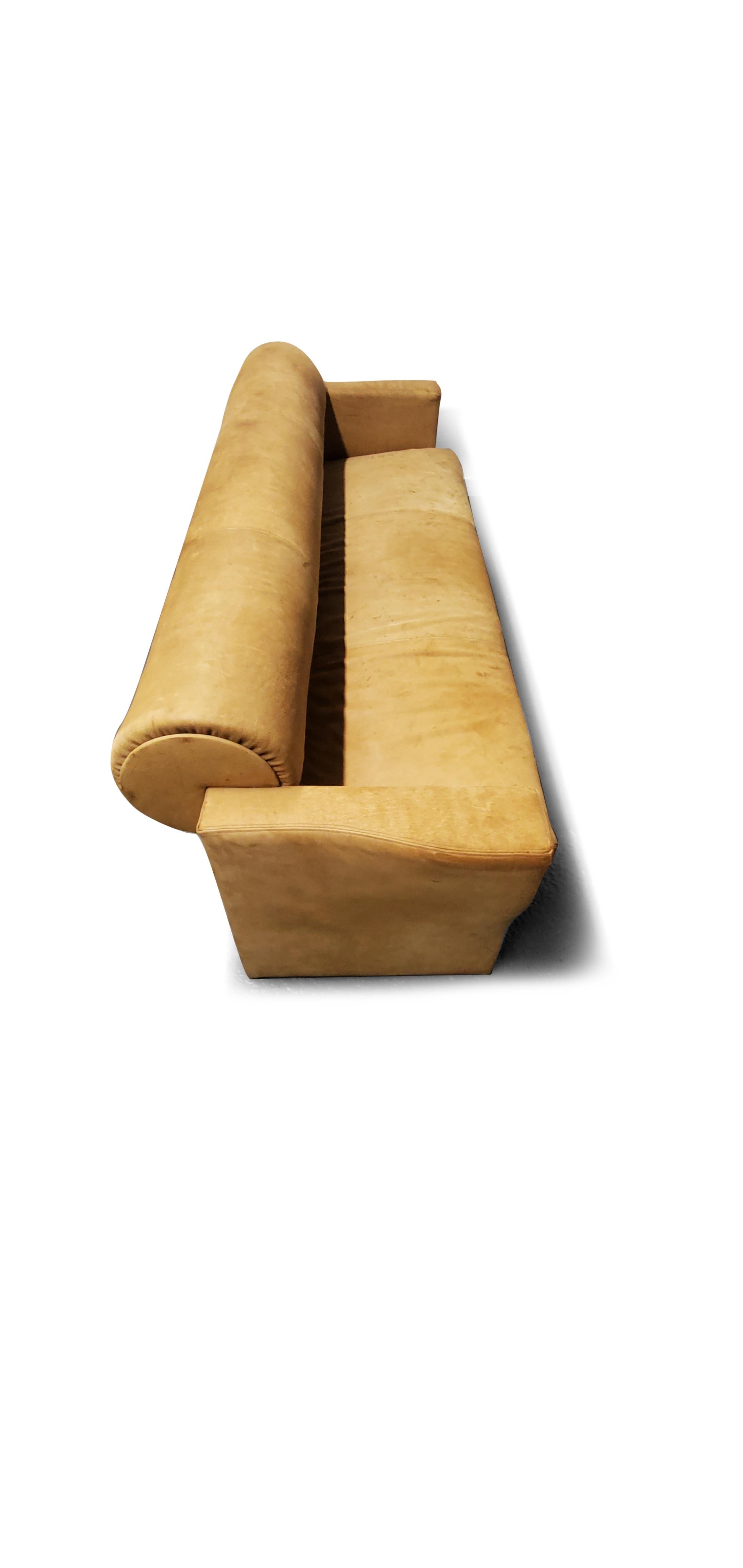 Italian Floating Bolster Back Sofa For Sale at 1stDibs